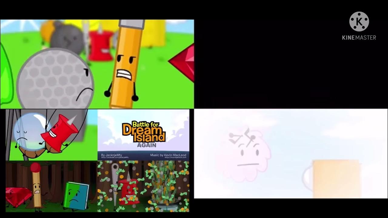 6 BFDI Episodes playing at once - YouTube