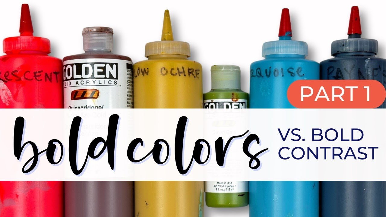 Bold Colors vs. Bold Contrast - Part 1: Saturated color + Neutral # ...