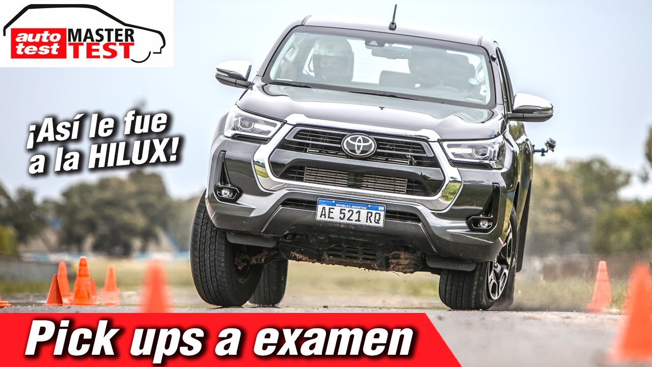Toyota Hilux: pruebas y resultados del Master Test de pick ups - YouTube