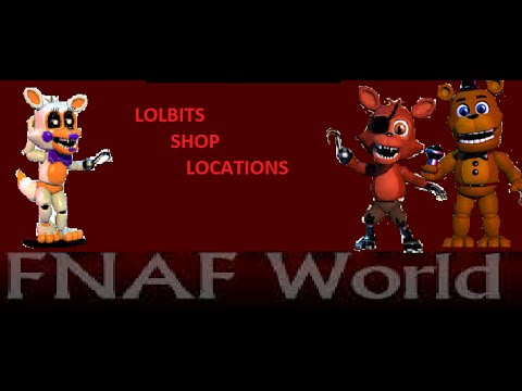 FNaF World All Lolbit Locations - YouTube