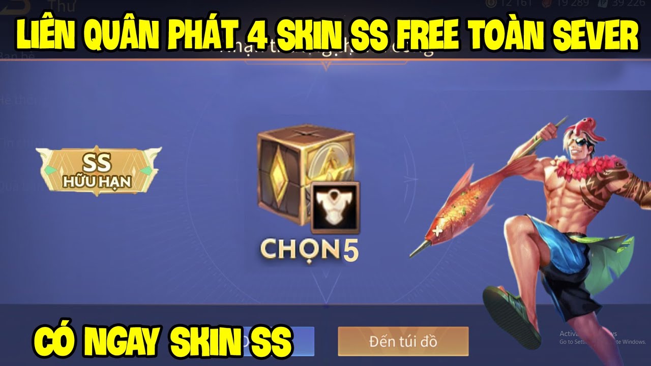 Liên Quân Phát 4 Skin SS FREE Toàn Sever - Sự Kiện Mới Nhanh Tay Trải ...