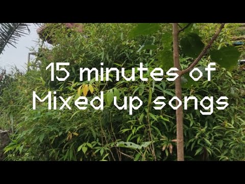 15 Minutes of mixed up songs - YouTube