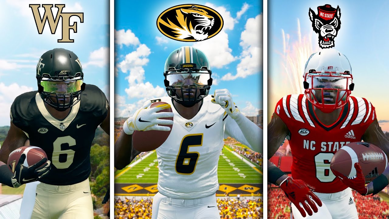 NCAA 24, but my 3 star RB enters the transfer portal - YouTube