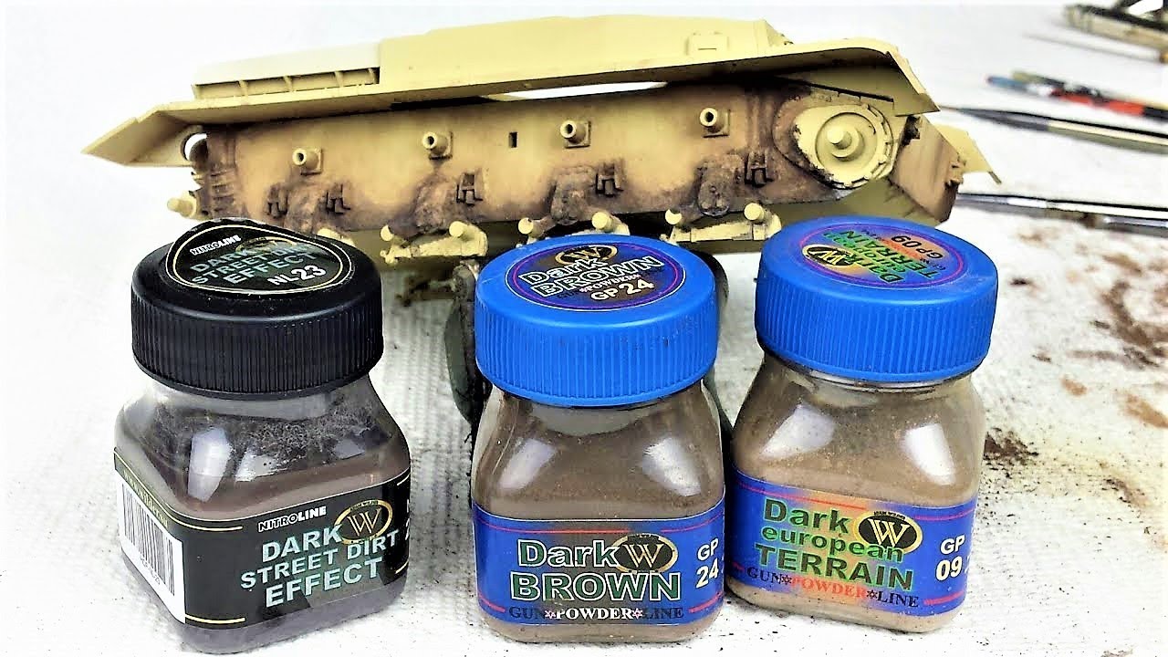 Easy Mud and Dust Effects with Enamels and Pigments - YouTube