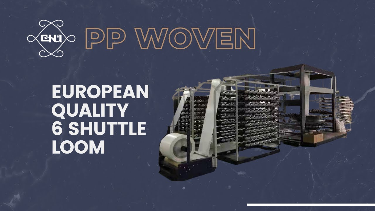 Innovative high speed 6 Shuttle Loom for pp woven fabric making - YouTube