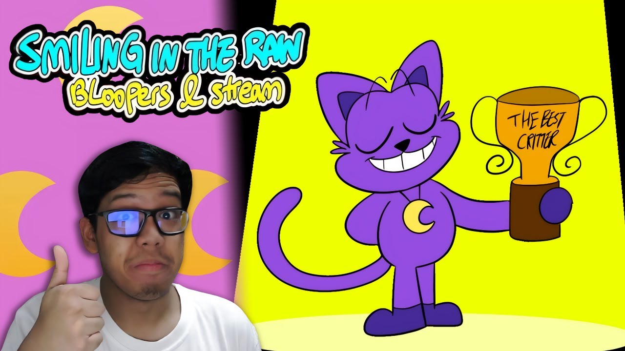 Smiling in the Rain BLOOPERS + Nightmare Critters stream ANIMATED ...