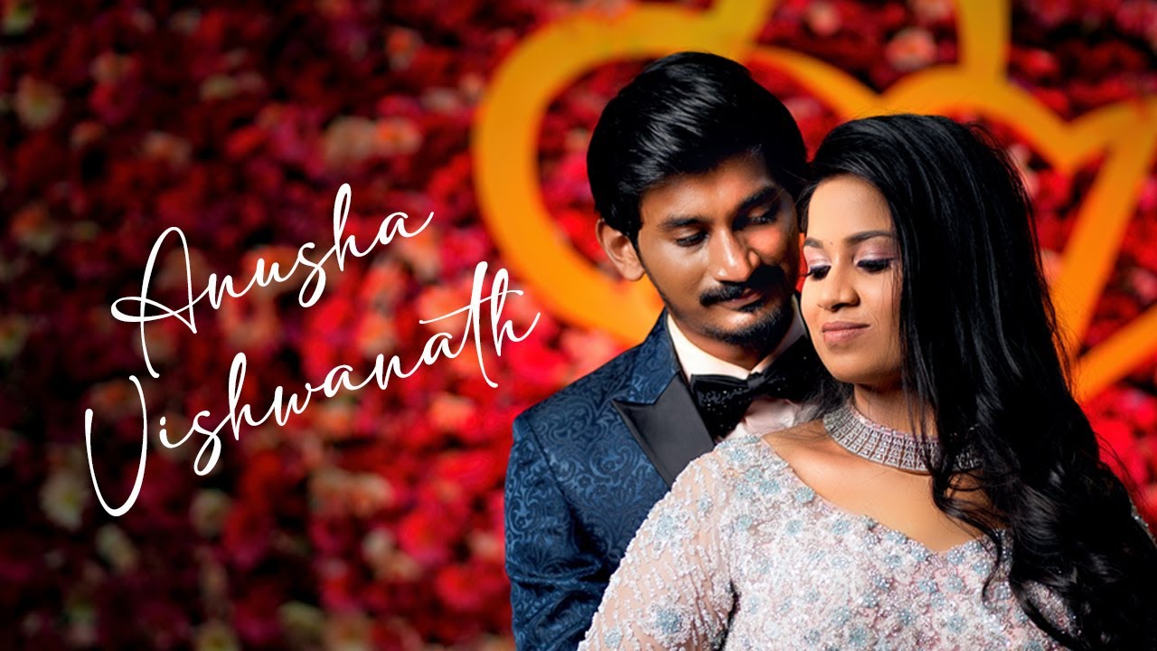 Chennai Grand Wedding Reception | Anusha ️ Vishwanath | Shyam Deepan ...