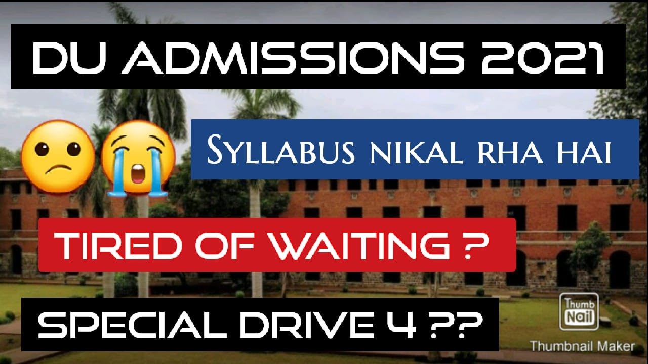 Queries related to special drive 4 | Du admissions 2021 | life@du - YouTube