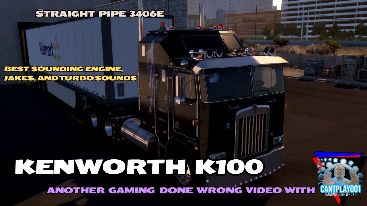 AMERICAN TRUCK SIMULATOR: KENWORTH K100; BEST ENGINE, JAKE, AND TURBO ...
