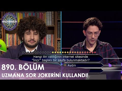 Taha Bey uzmana sor jokerini kullandı! - Kim Milyoner Olmak İster? 890. Bölüm