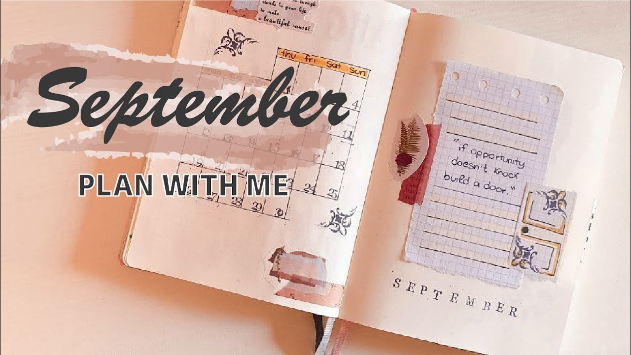 PLAN WITH ME | Agenda Bullet Journal Settembre 2022 - Scrapbooking ...