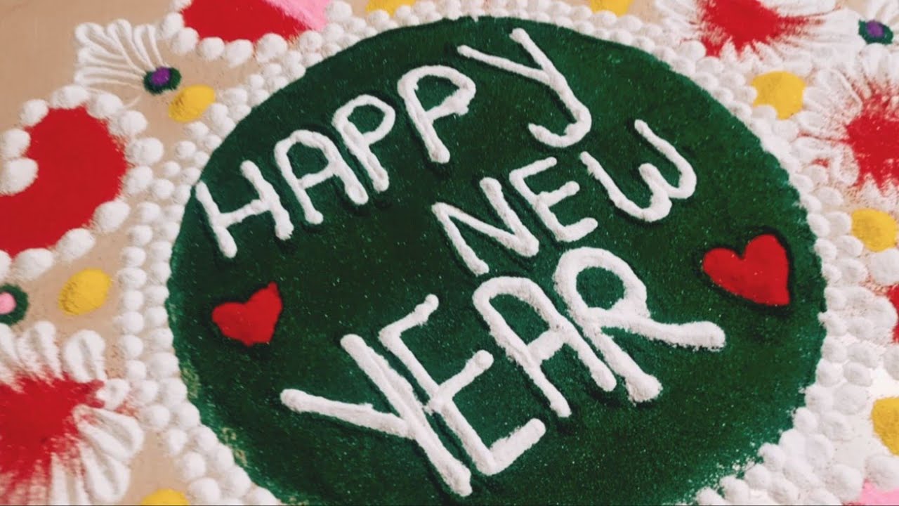 Colorful Peacock Rangoli for New Year 2026 | Traditional Art” - YouTube