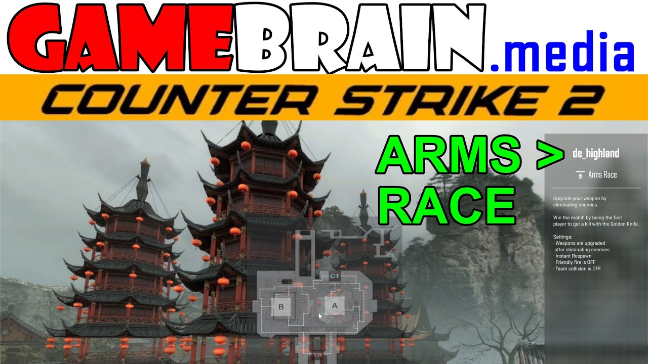 CS2 = 10 vs 10 + Level 5 Expert BOTS + WORKSHOP MAP = de_highland # ...