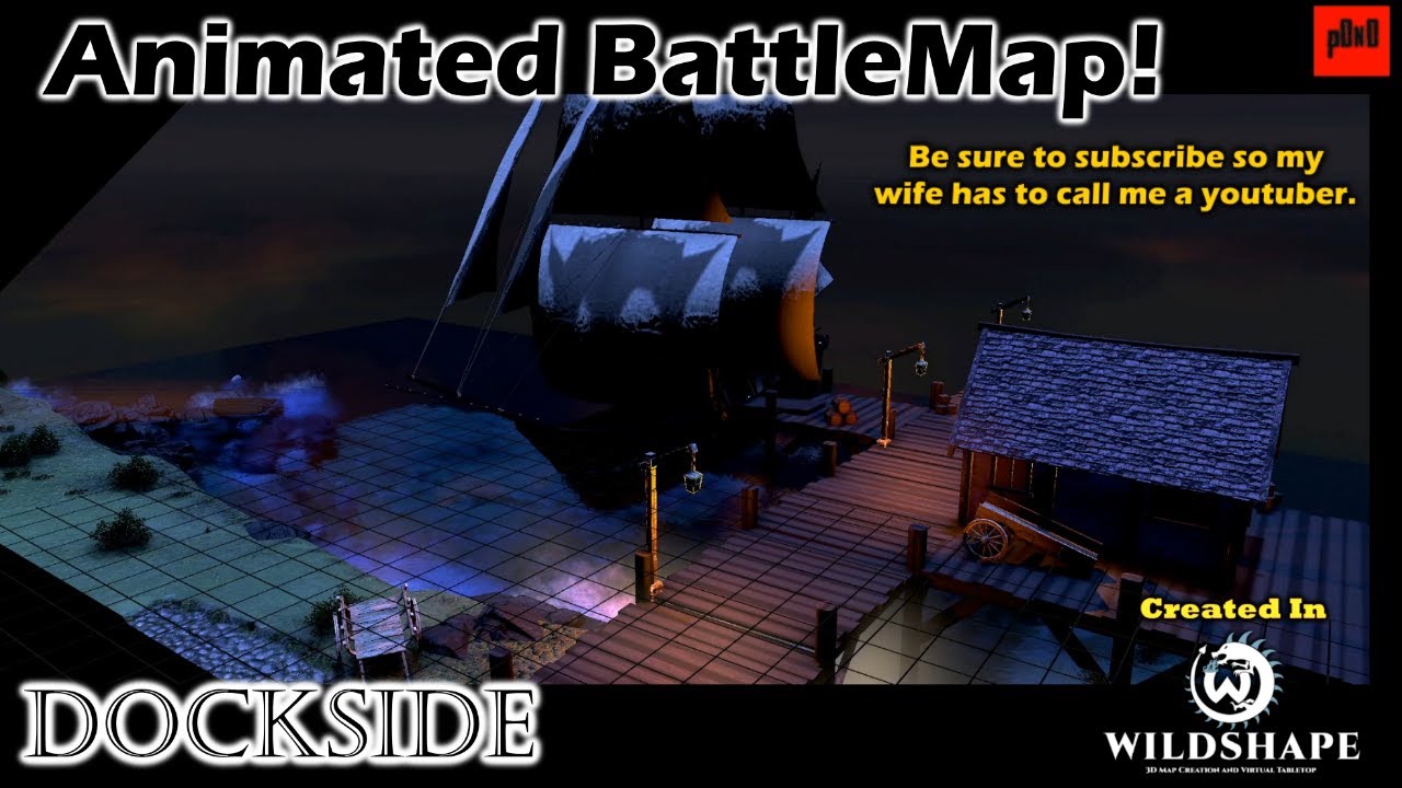 Animated Battle Map - Dockside - YouTube