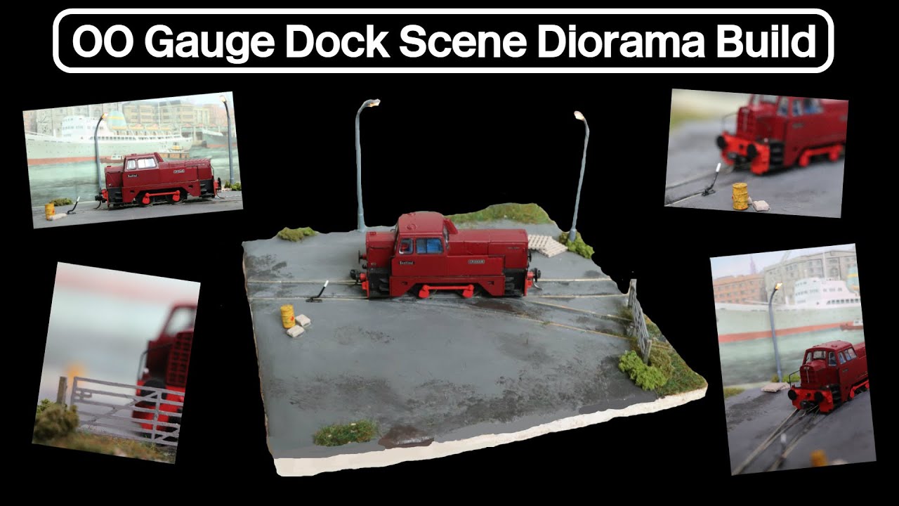 Dock Scene Diorama Build - OO Gauge - YouTube