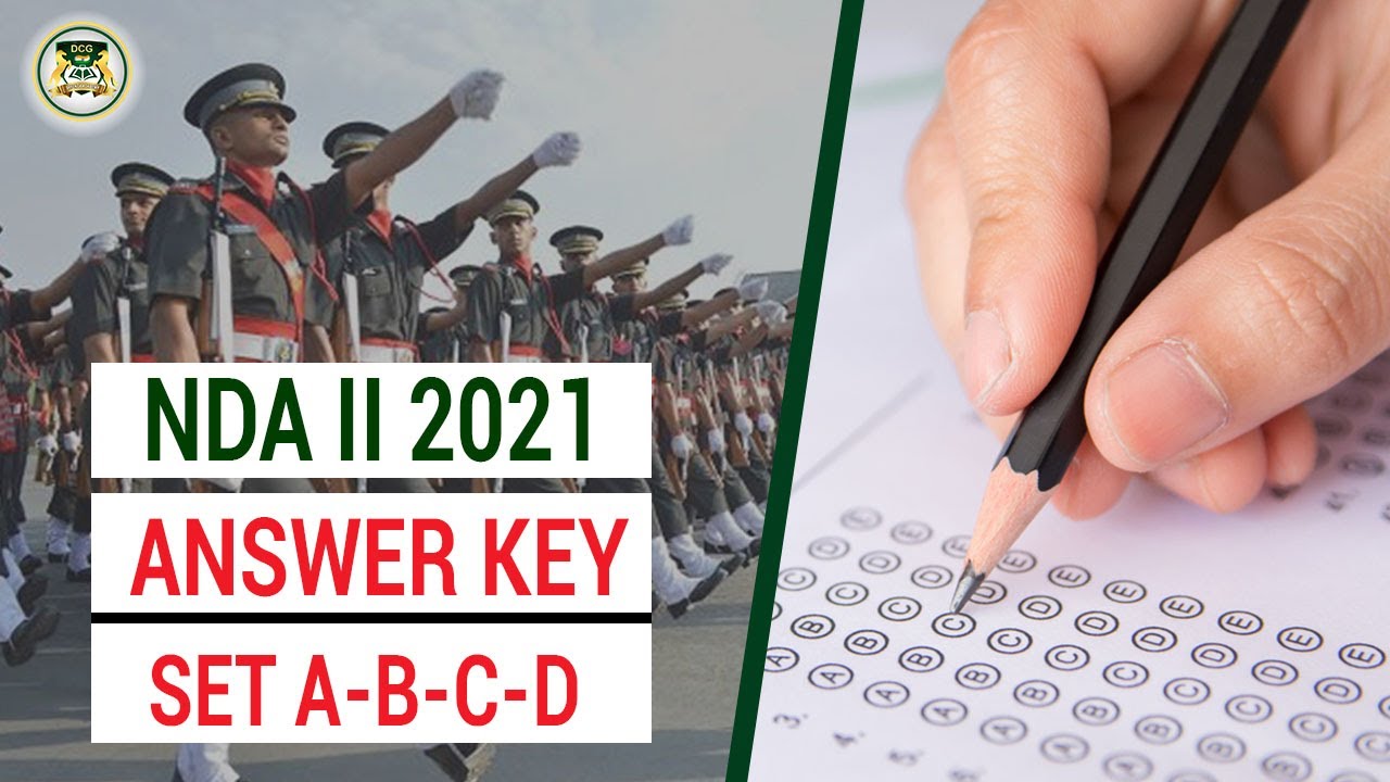 NDA II 2021 ANSWER KEY ALL SETS - YouTube
