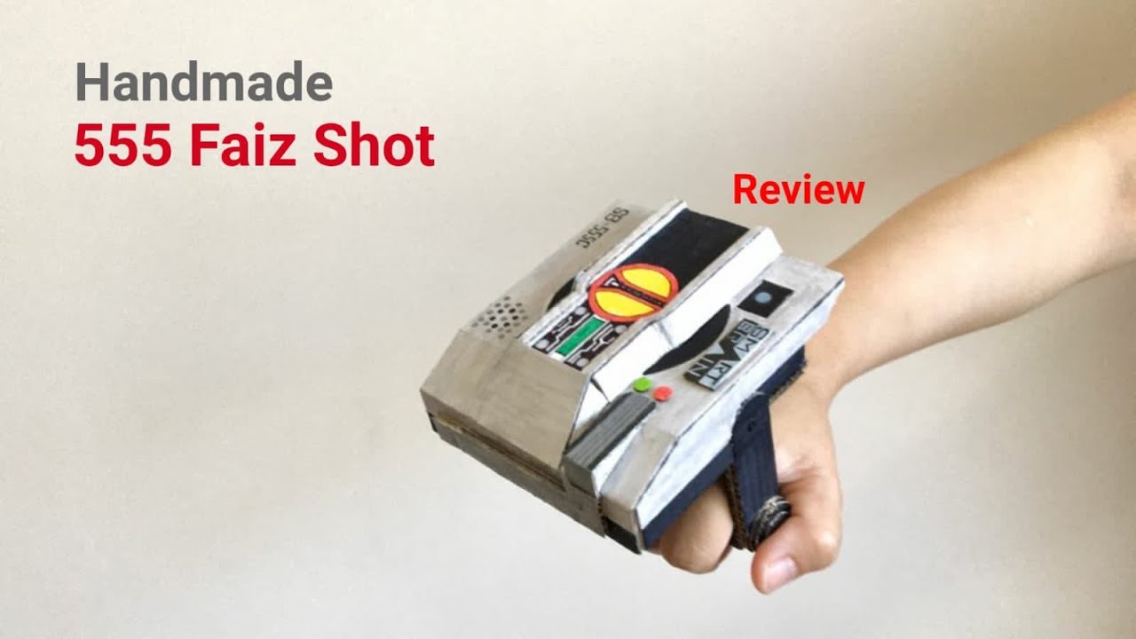 [Trial] Handmade DX Faiz Shot from cardboard | DIY Kamen Rider 555 Faiz ...