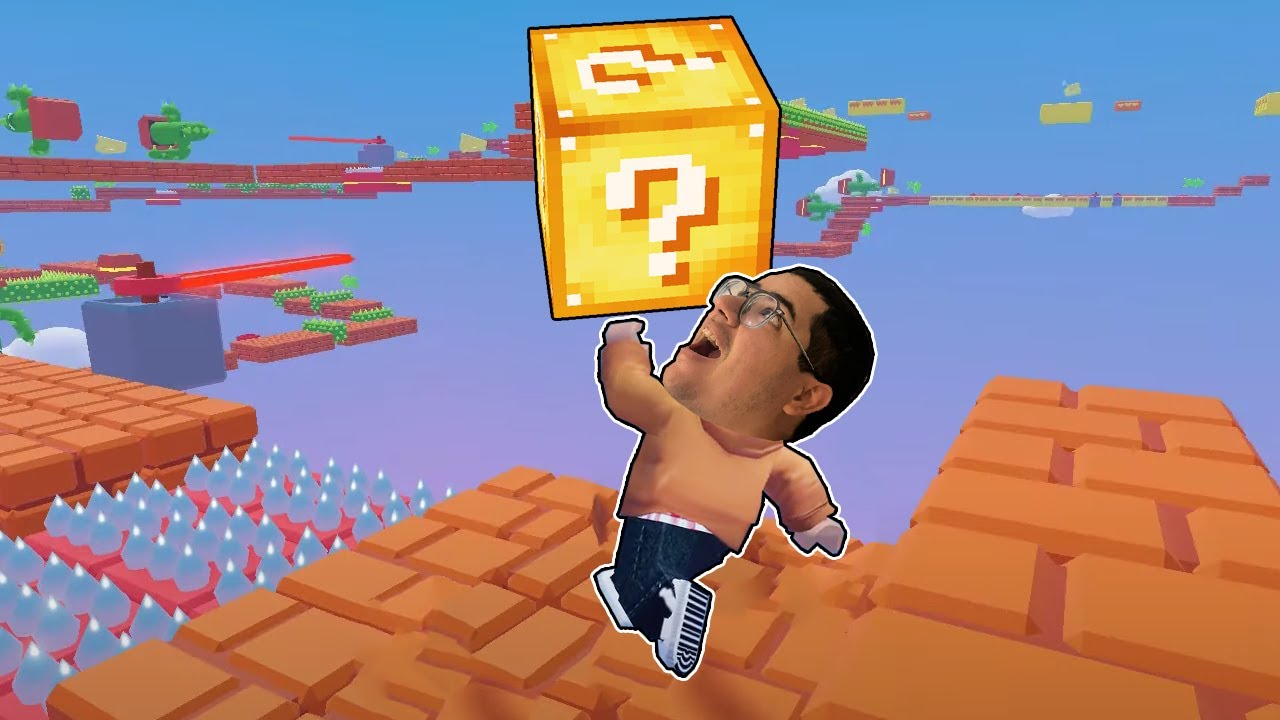 ENTREI NO MUNDO DO SUPER MARIO BROS!!! (ROBLOX - MARIO SKY OBBY) - YouTube
