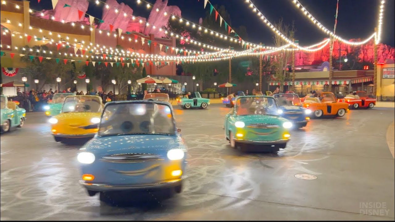 [4K] FULL Luigi's Rollickin' Roadsters 2022 at Disney California ...