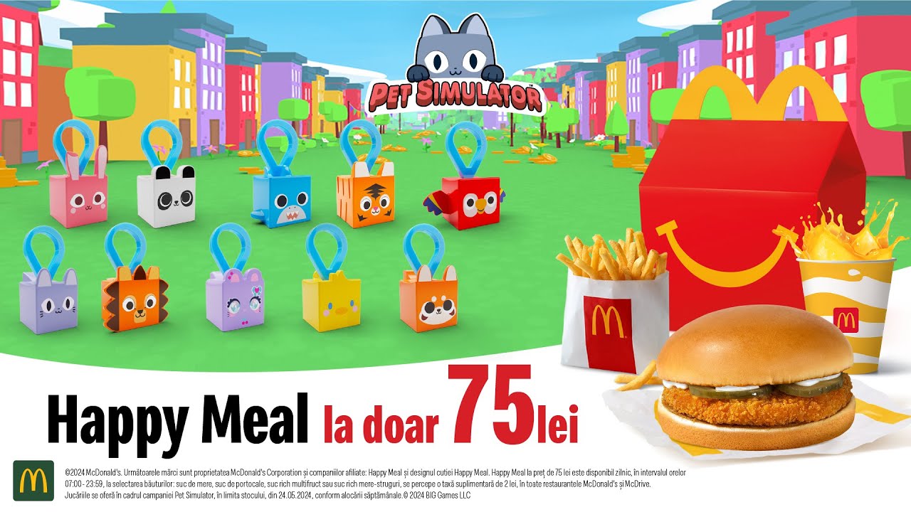 Happy Meal Pet Simulator - YouTube