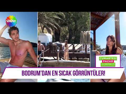 Bodrum'dan renkli tatil görüntüleri!
