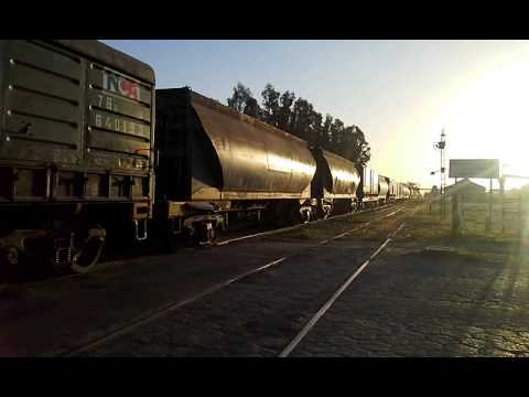 Tren cargado de NCA con la EMD GT-22CW 9014 - YouTube
