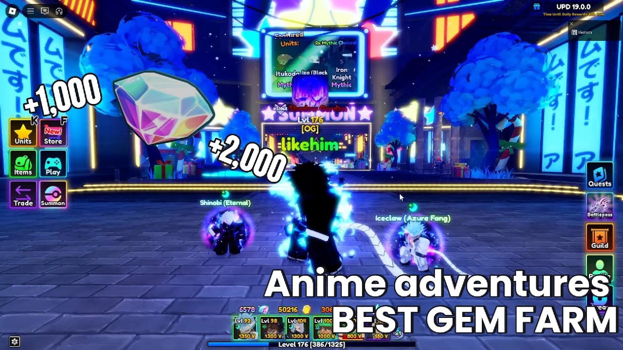Best ways to get Gems in Anime adventures - YouTube