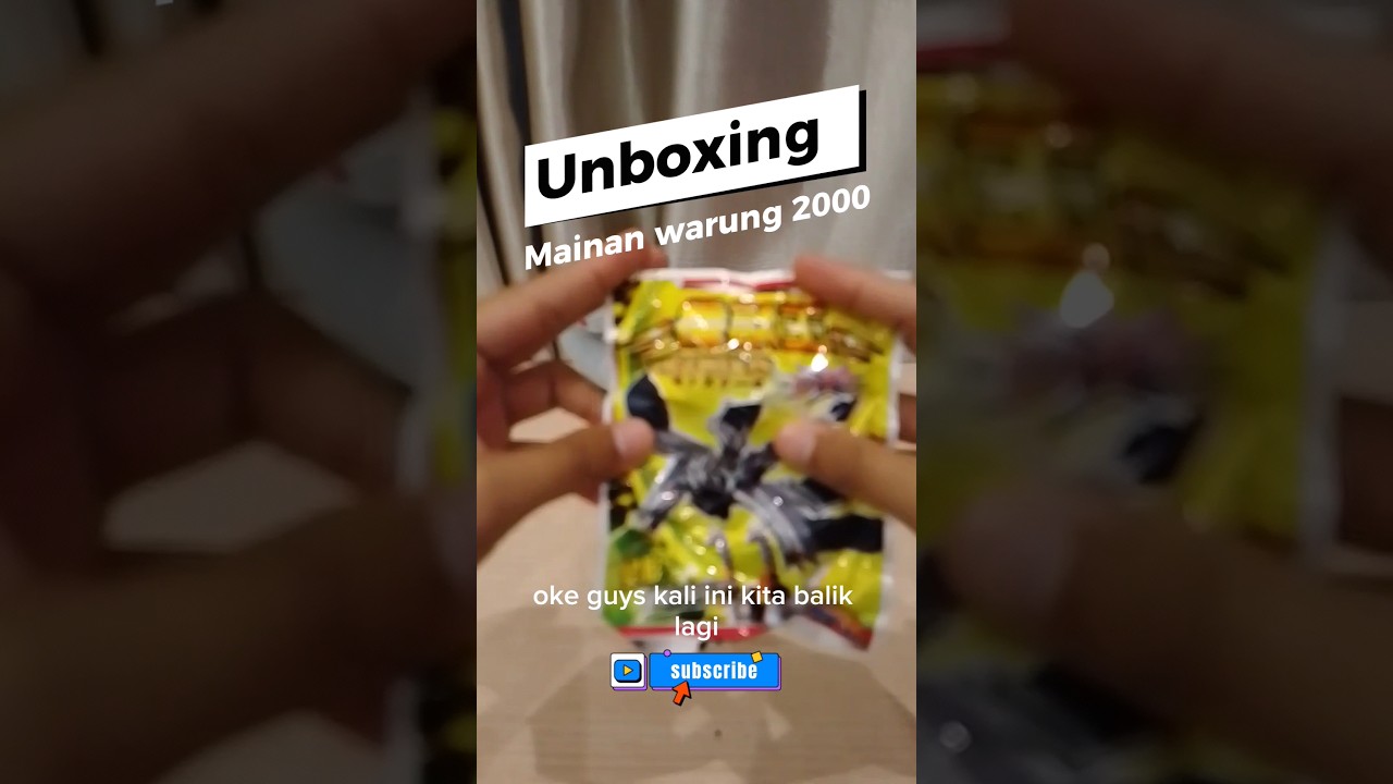 mainan 2000 an warung, cukup oke yaaa #unboxing #mainan #toys - YouTube