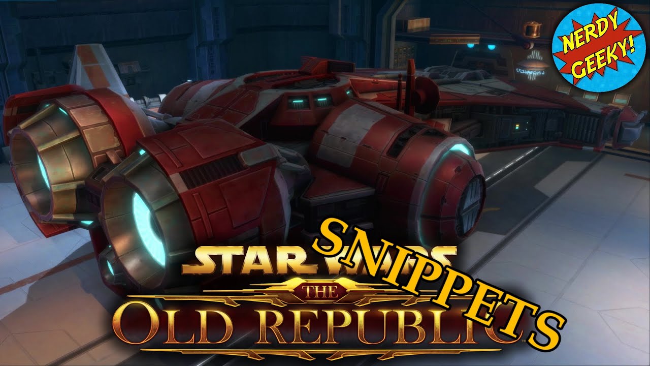 SWTOR || Jedi Consular Earns Their Starship (Defender Light Corvette ...