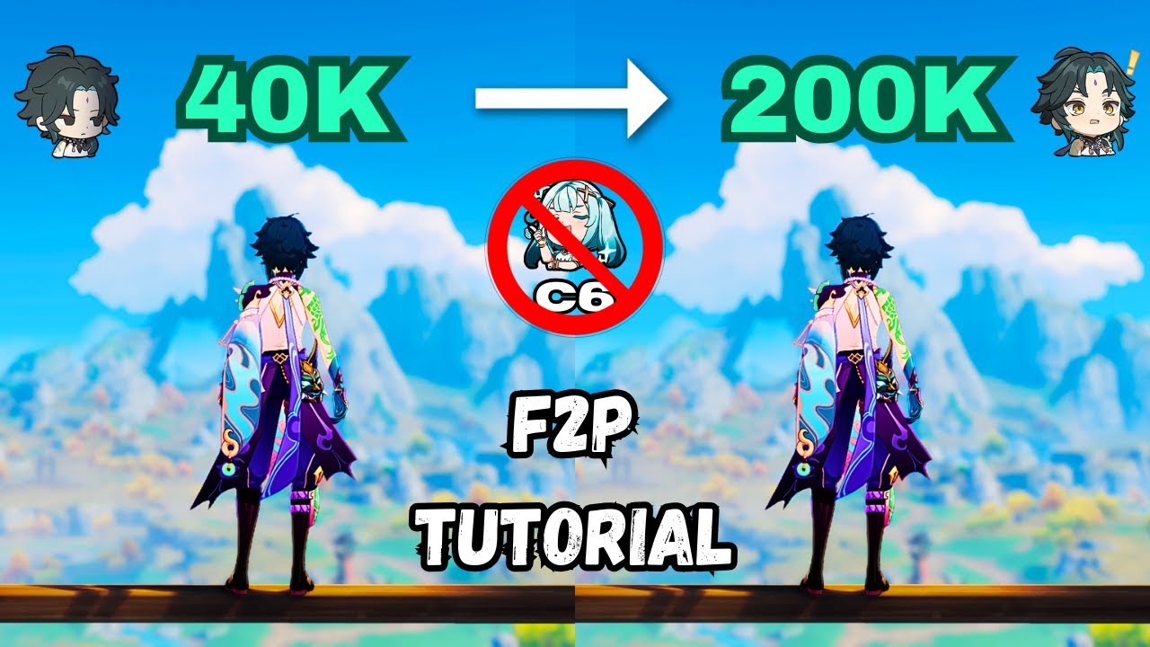 C0 F2P Xiao 200K Plunge Nuke Tutorial ( No C6 Faruzan/Mona ) || Damage ...