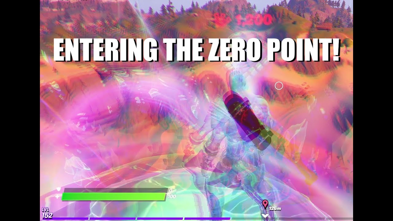 Entering the Zero Point, as Fortnite Bugged! - YouTube