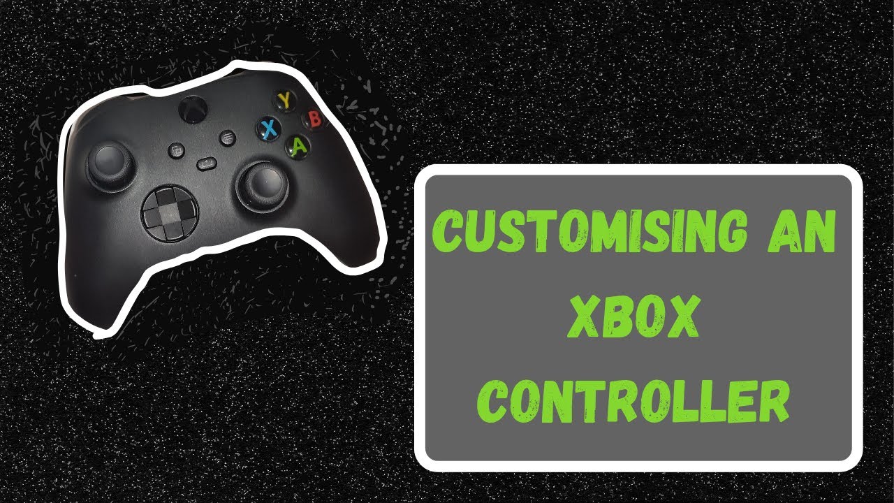 Customizing an Xbox controller - YouTube