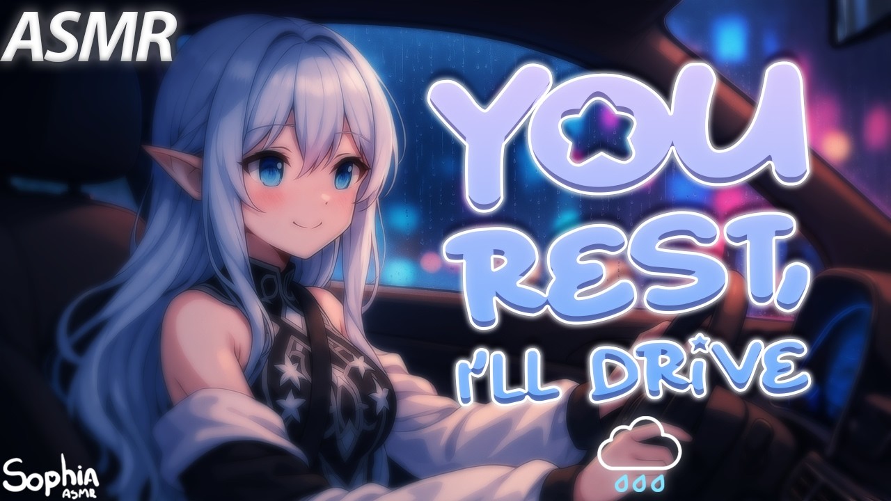 ASMR | Calm Night Drive – Sleep Next to Me 🚗💙 - YouTube