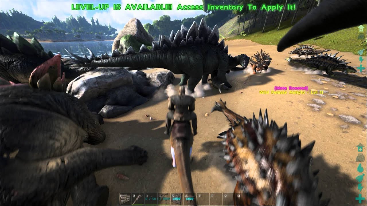 ARK: Survival Evolved So many Dinosaurs! GTX 980 Ti Epic settings ...