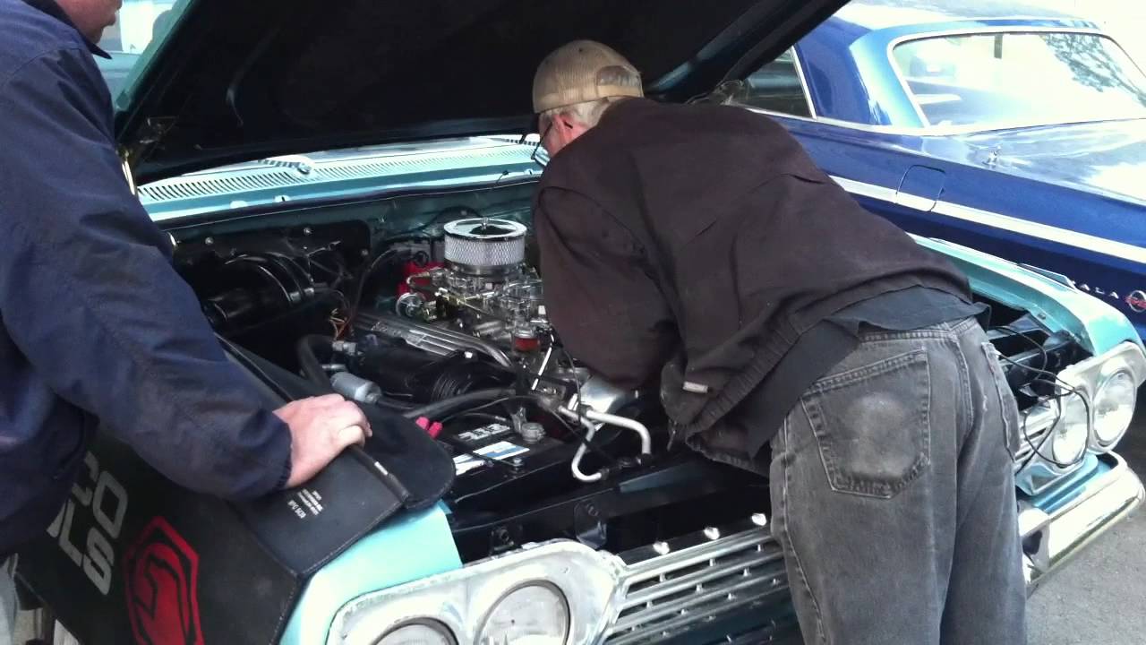 PlumCrazy Chevy 409 Stroker comes to life part 6 - YouTube