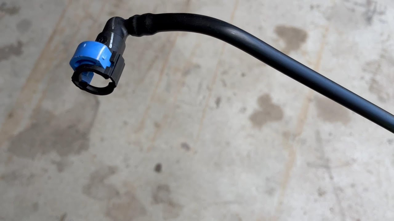 Replacing the gas supply line. 2012 GMC Sierra - YouTube