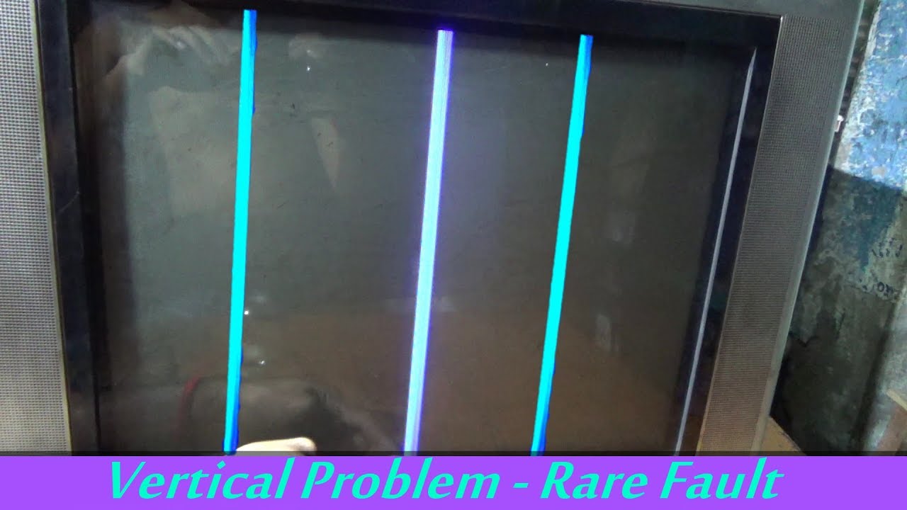 How To Repair Vertical Line Easily Of A CRT Color Television (Part 2 ...