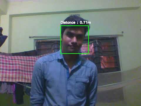 Face Detection and Distance measurement using Python OpenCV - YouTube