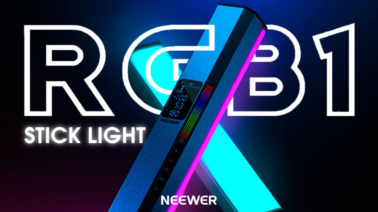 RGB1 STICK LIGHT NEEWER - REVIEW COMPLETO EM PORTUGUÊS - BASTÃO LED RGB ...
