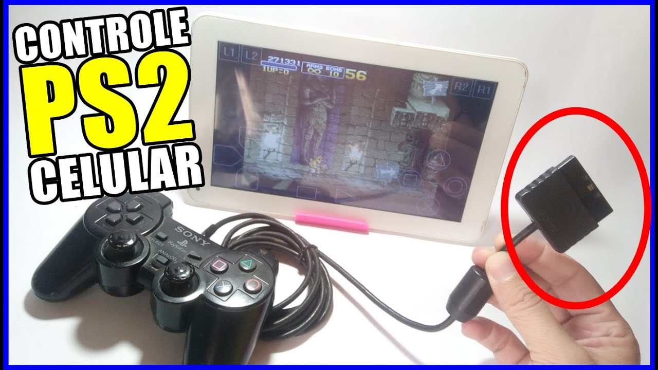 COMO CONFIGURAR E JOGAR COM CONTROLE PS2 (DUALSHOCK) NO CELULAR SEM ...