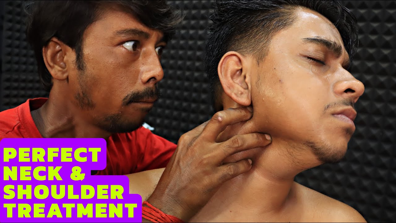 Perfect Neck & Shoulder Treatment| Deep Pressure on Neck | Upper Body ...