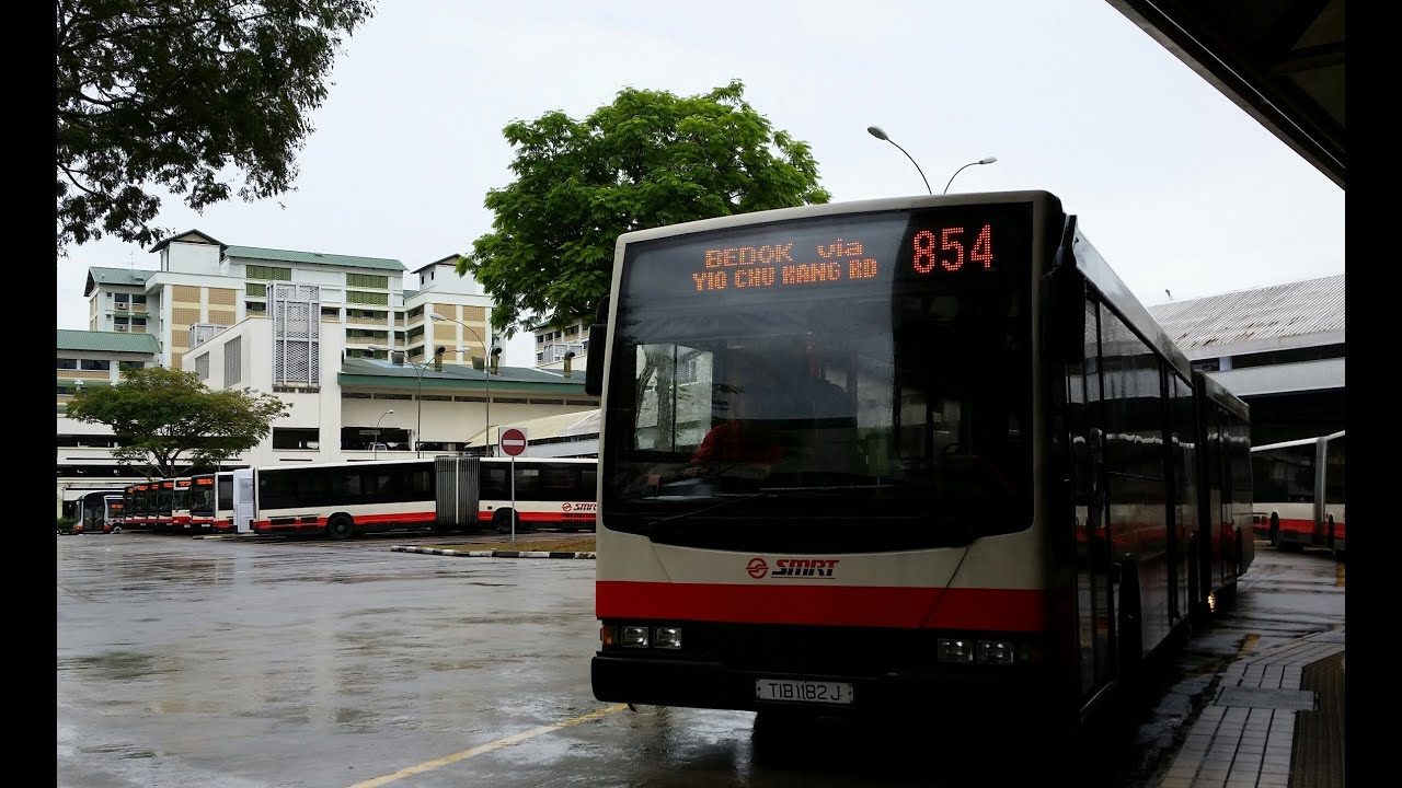 SMRT Buses [Mercedes Benz O405G] (Volgren) TIB1182J on Service 854 ...