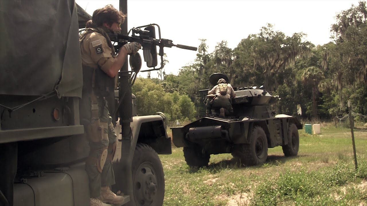 Airsoft War - Armored Convoy, DV8 Airsoft Milsim - YouTube