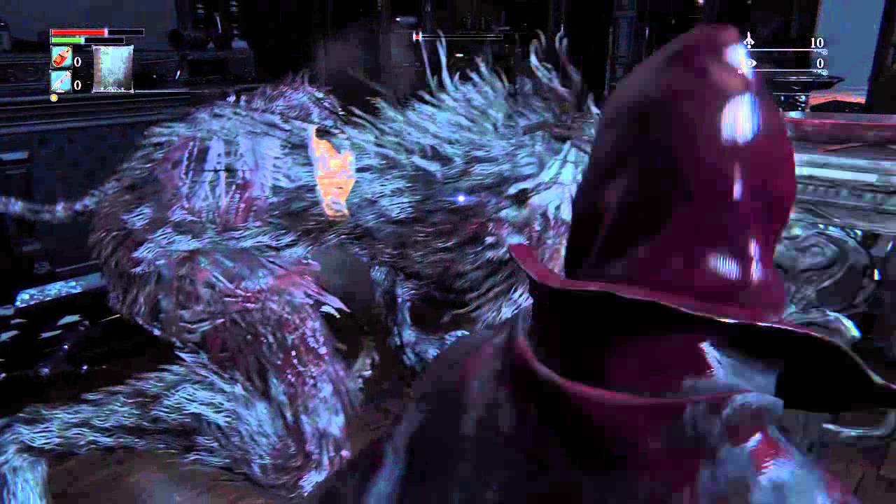 Bloodborne beat first enemy with fists - YouTube