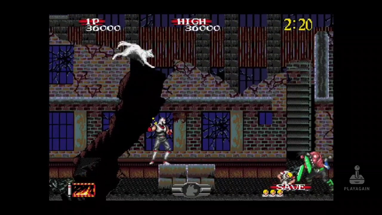 Shadow Dancer: The Secret Of Shinobi / Mega Drive / Stage 1-2 - YouTube