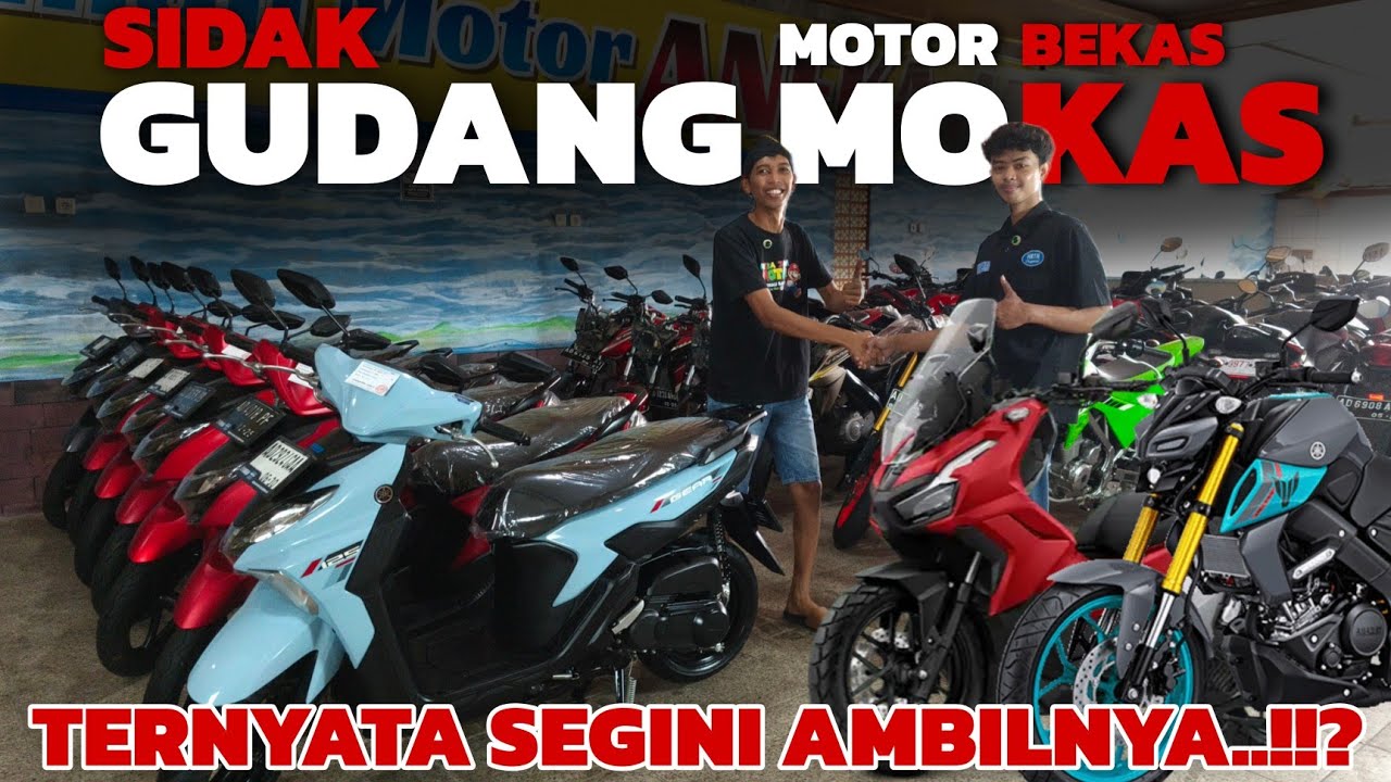 SIDAK GUDANG MOTOR BEKAS, TERNYATA SEGINI AMBILNYA!? motor bekas murah ...