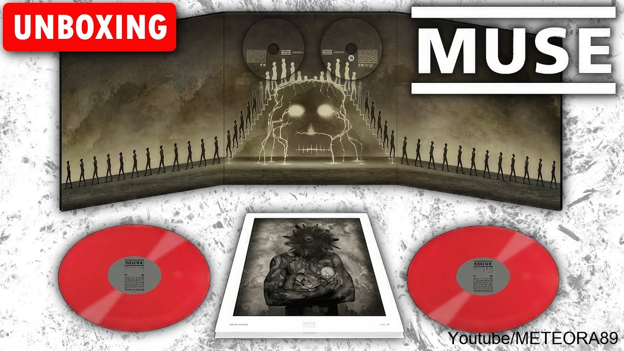 Muse - Drones (Vinyles Rouge + CD - TriFold Edition Deluxe) | 📦UNBOXING ...