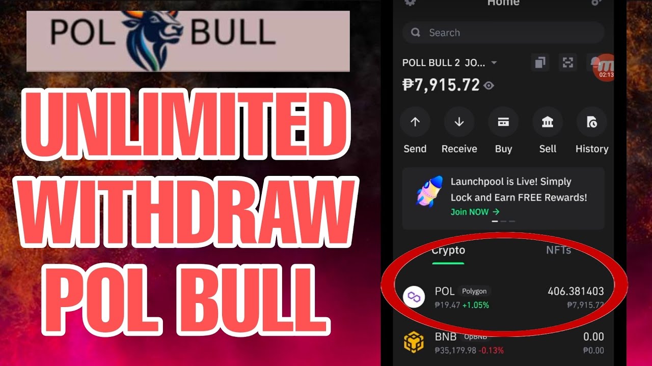 POL BULL | UNLIMITED WITHDRAW POL BULL POLYGON - YouTube