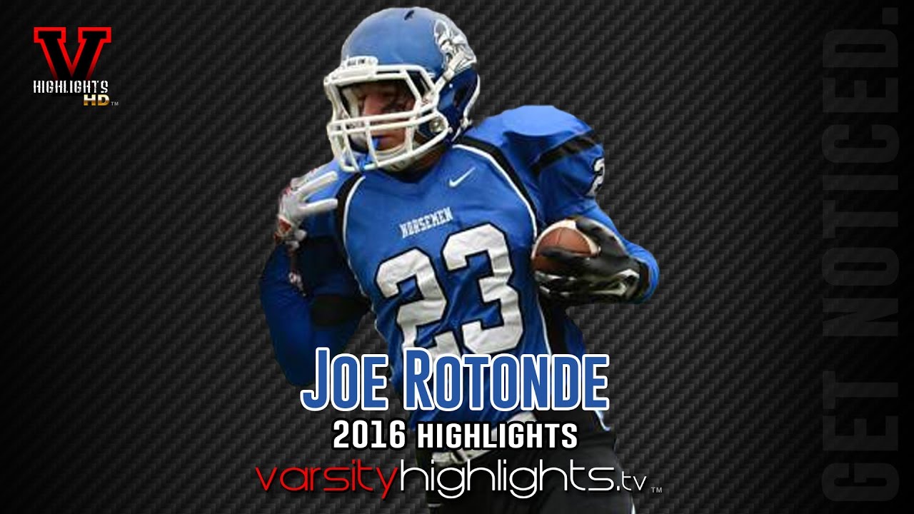 Joe Rotonde 2016 Junior Highlights (WR | Demarest Norsemen) - YouTube