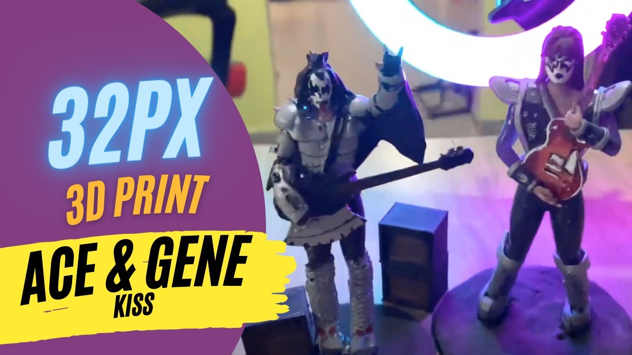 Ace Frehley e Gene Simmons 3D stl download - YouTube